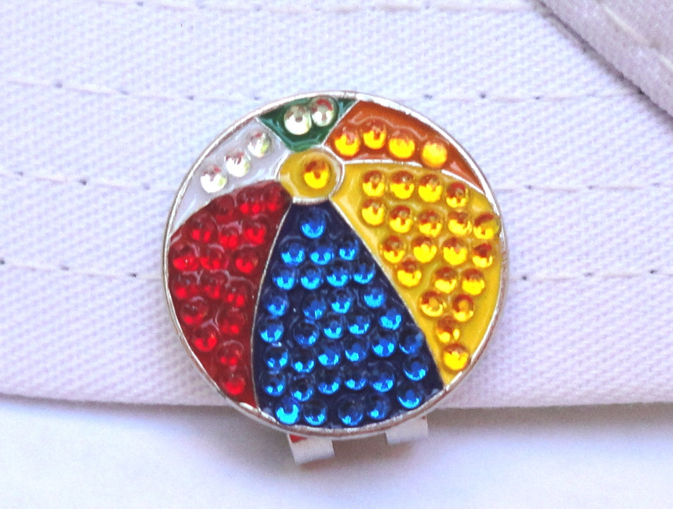 Beach Ball Crystals Ball Marker – FunMarkers