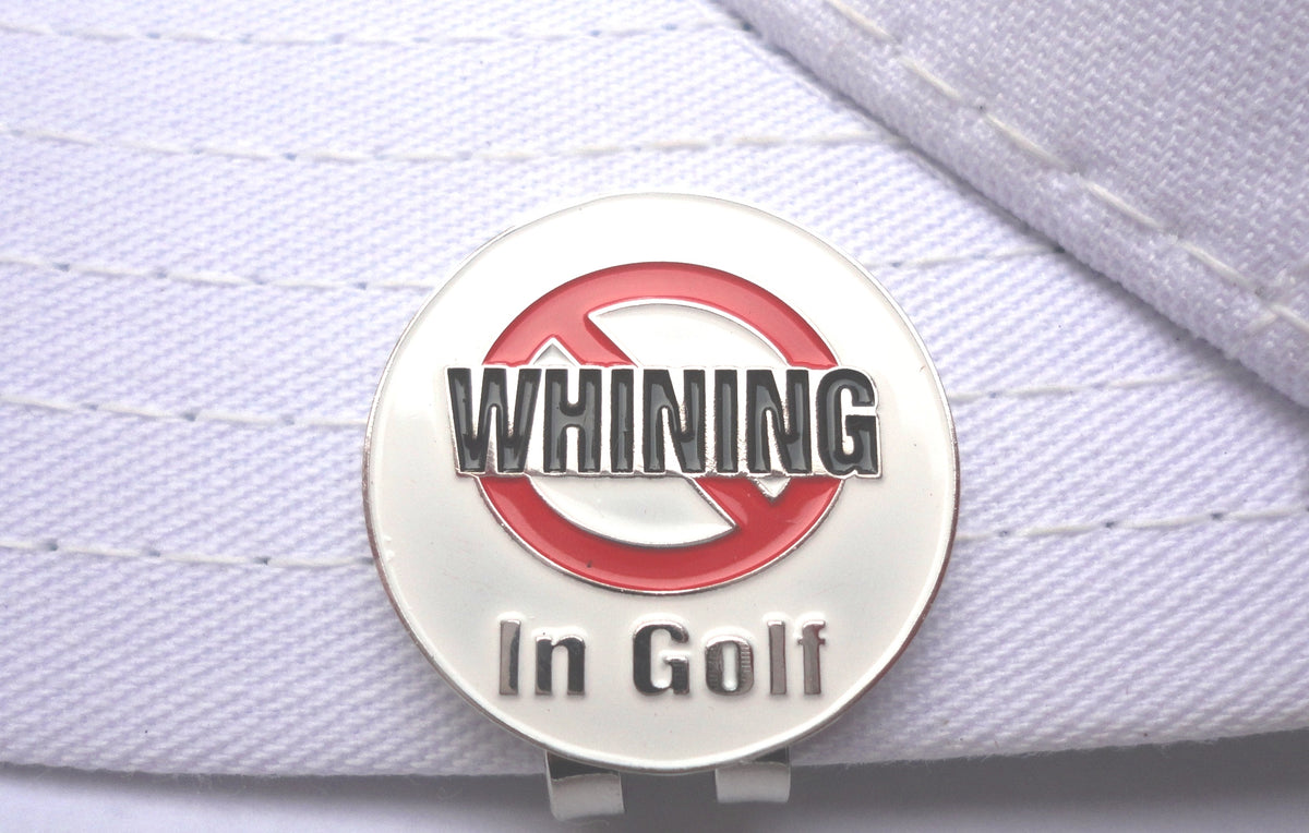NO WHINING Ball Marker – FunMarkers