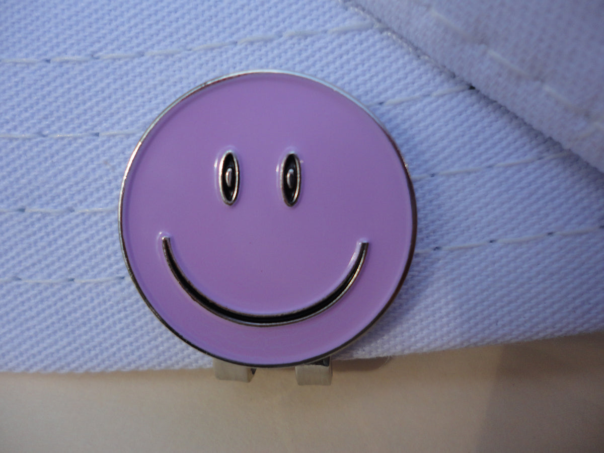 Smiley Face Purple Ball Marker – FunMarkers
