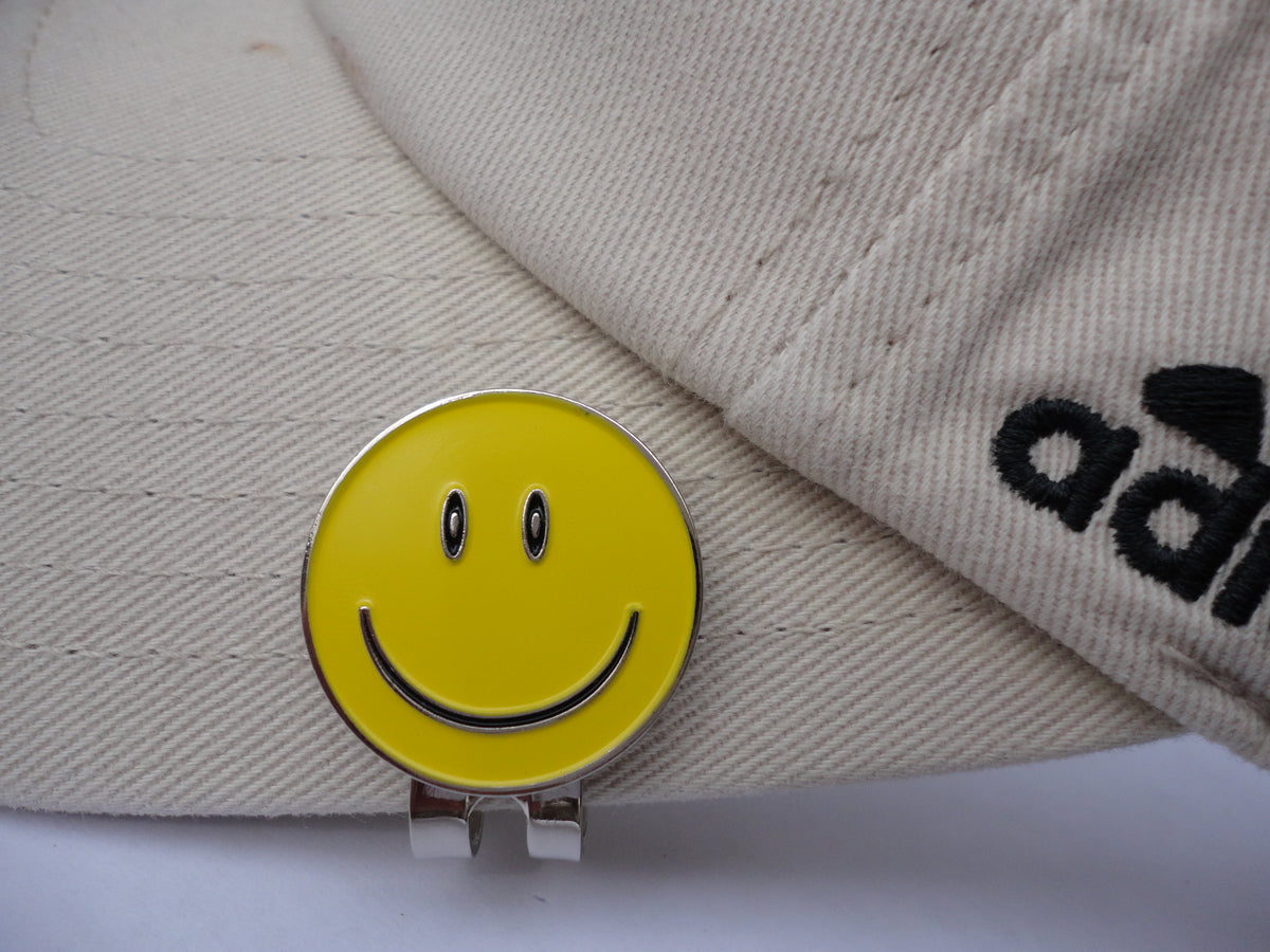 Smiley Face Yellow Ball Marker – FunMarkers